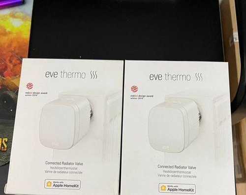 Термостат Elgato Eve Thermo V2 комплект из 2 шт