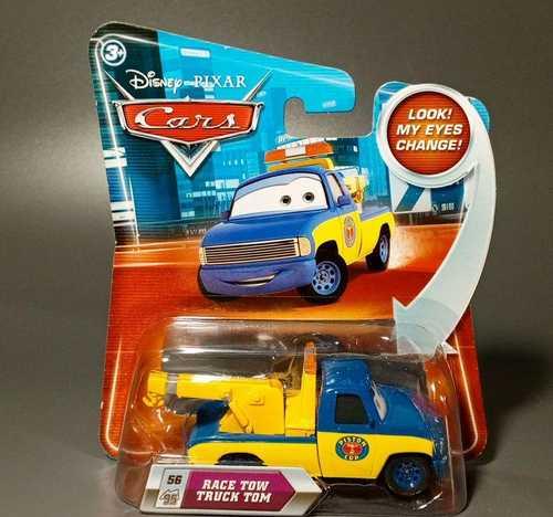 Машинка Race Tow Truck Tom Cars (Mattel)
