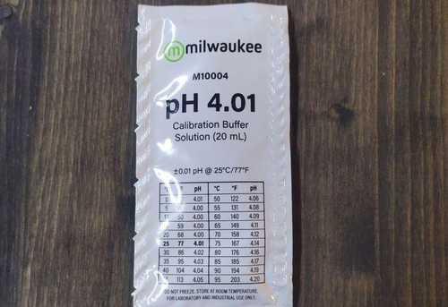 Жидкость калибровочная pH 4.01 milwaukee 20мл