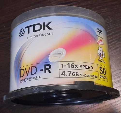 Пустые диски DVD R 4.7GB