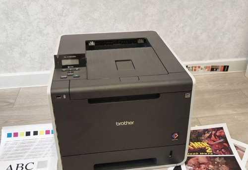 Принтер цветной Brother HL-4150CDN малый пробег