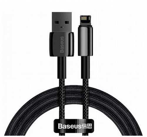 Кабель Baseus Tungsten USB-A - Lightning 1m (Чёрны