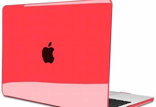 Чехол глянцевый для MacBook Air 15 (2023) красный