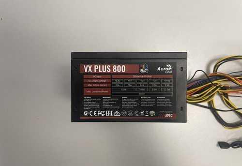 Блок питания AeroCool VX plus 800W