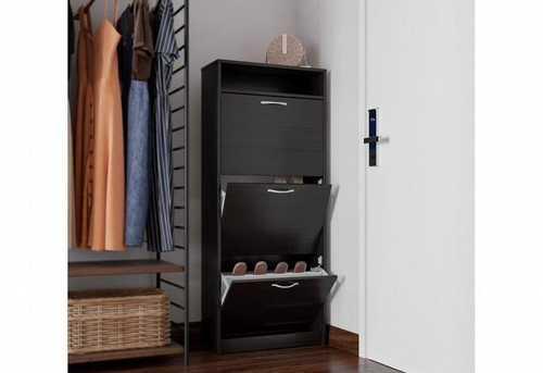 Обувница черная IKEA новая
