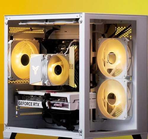 Игровой пк fear308 RTX 2060 Super 8GB б.у. xeon E5-2660 V3 Evesky AquaBox O11 Dynamic Evo argb white