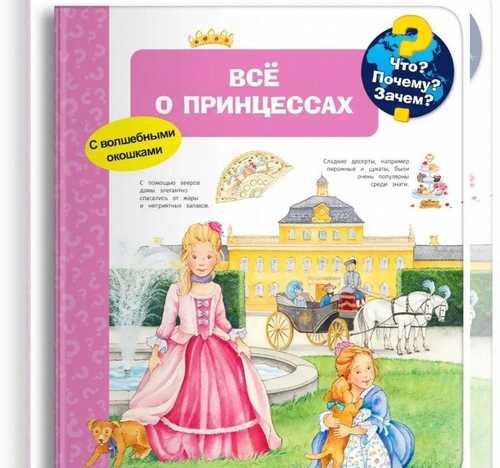 Все о принцессах с окошками книга