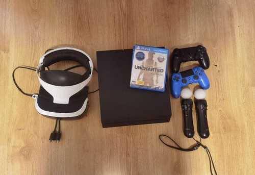 Sony playstation 4 +VR шлем