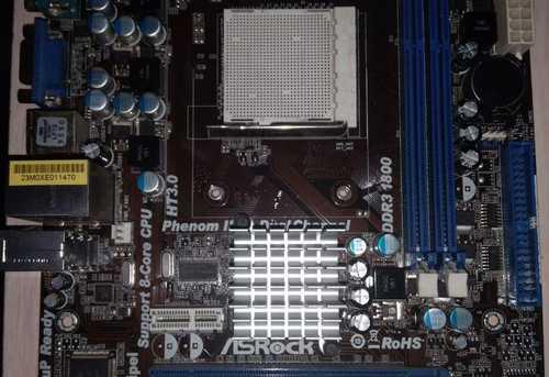 Материнская плата 960GM-GS3 FX ASRock am3, ddr3