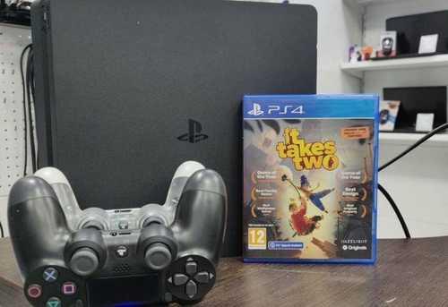 Sony PS4 Slim 500 gb+два геймпада+играit takes two