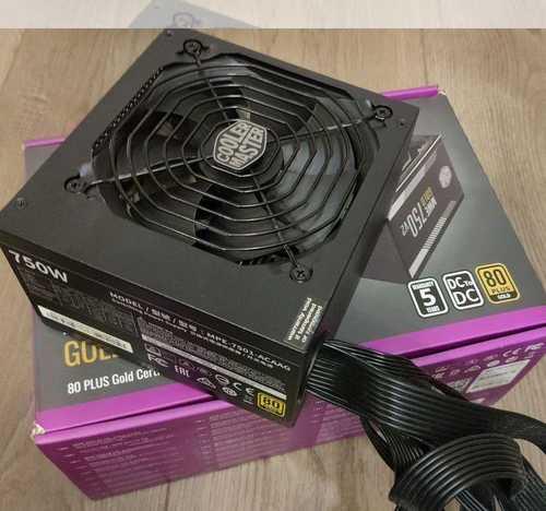 Блок питания Cooler Master 750 v2 80 Plus Gold