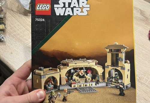 Lego Star Wars тронный зал Боба Фетта 75326