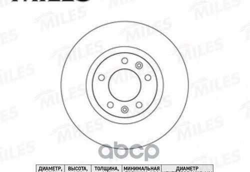Диск тормозной передний вентилируемый landrove