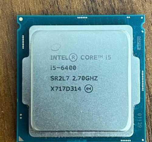 Процессор intel i5 6400