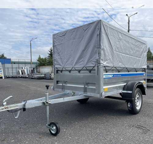 Прицеп оцинкованный 2,5х1,3х0,5 с тентом