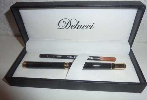 Подарочная ручка-роллер Delucci в коробке