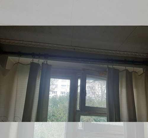 Карниз для штор деревянный