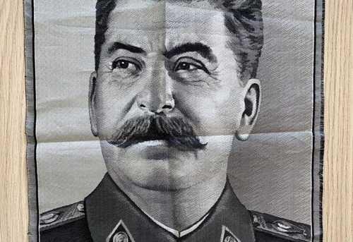Портрет Сталин на шёлке