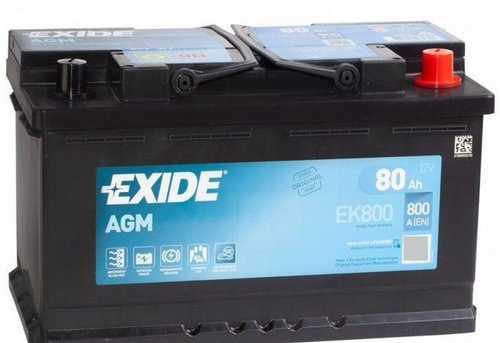 Аккумулятор Exide Start-Stop AGM 80R EK800 обр. по