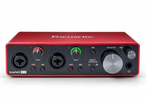 Focusrite Scarlett 2i2 3rd Gen звуковая карта