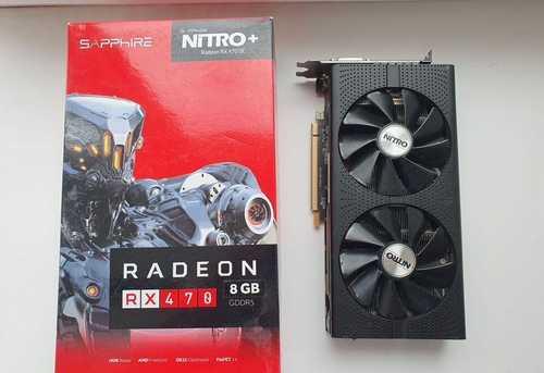 Видеокарта rx470 8gb Sapphire Nitro+