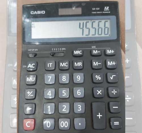 Калькулятор casio GX-12V