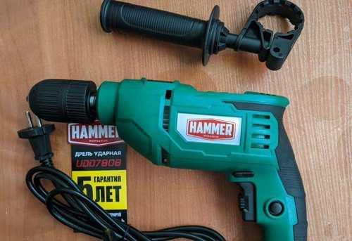 Дрель ударная hammer udd780b