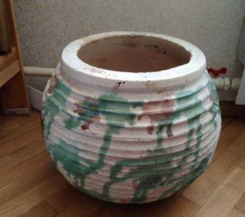 Кашпо напольное горшок для цветов керамика