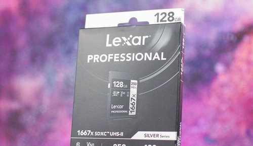 Карта памяти Lexar 128GB UHS-II sdxc v60