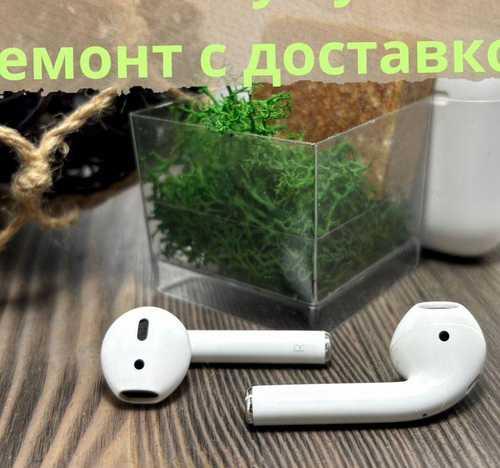 Airpods 1,2 оригиналы с новыми акб