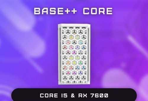 «Base++ core» пк Core i5\RX 7600\16гб RAM