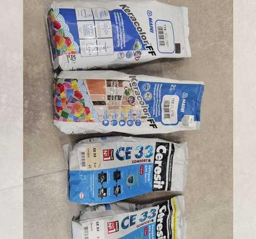 Затирка цементная для плитки, Ceresit ce 33, Mapei