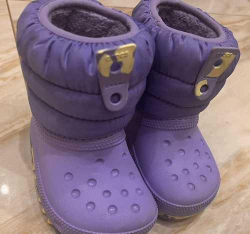 Ботинки зимние детские crocs C6