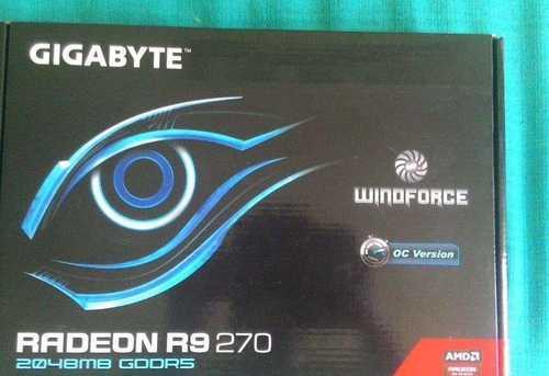 Видеокарта gigabyte AMD Radeon R9 270