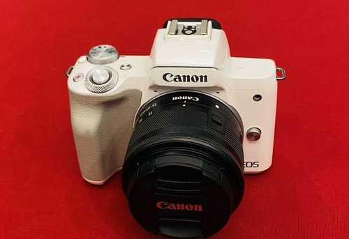 Canon m50 kit 15-45mm (как новый)