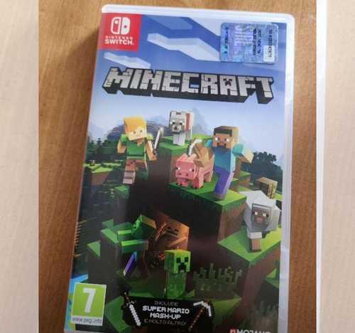 Игра Minecraft для Nintendo Switch на картридже