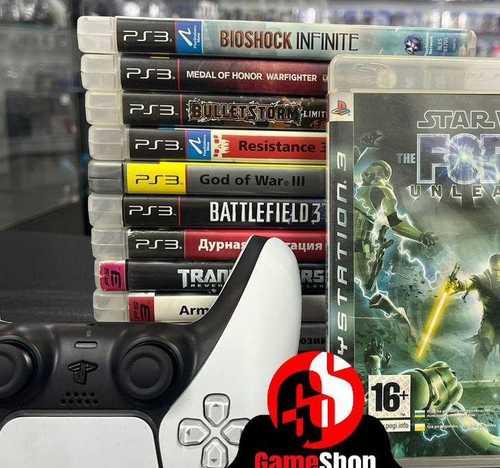 Диск Star Wars: The Force unleashedб.У игры play s