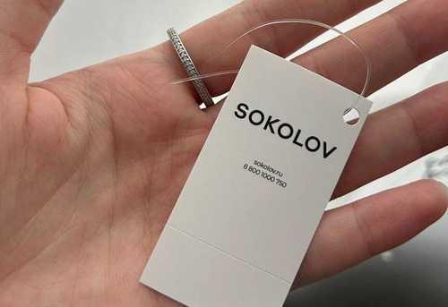 Кольцо серебренное Sokolov
