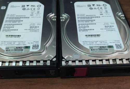 Жесткий диск HP 4Tb SATA 7.2K серверный