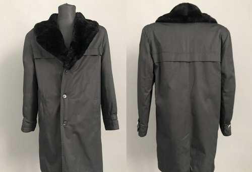 Мужская куртка на овчине дл.100 см р.48-50 /11240