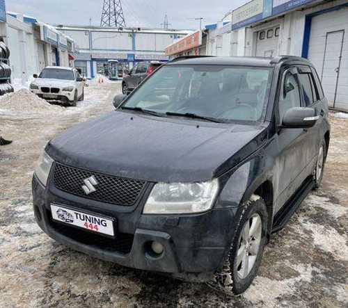 Порог площадка Premium Black Suzuki Grand Vitara