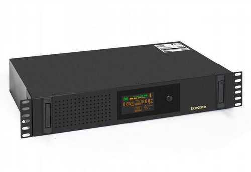 Ибп ExeGate ServerRM UNL-1000.LCD.AVR.2SH.3C13.USB