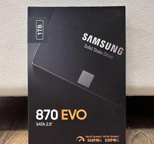 SSD 1 Tb Samsung 870 EVO (2.5", SATA, 3D TLC)