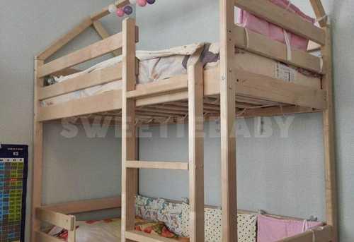 Детская кровать-домик двухъярусная Sweetie House 2