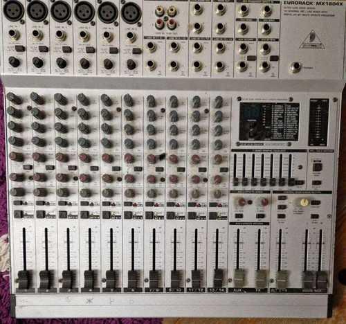 Микшерный пульт behringer eurorack mx1804x