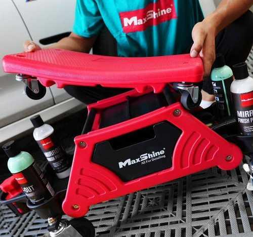 Мини табурет Mini Creeper MaxShine, на колесиках