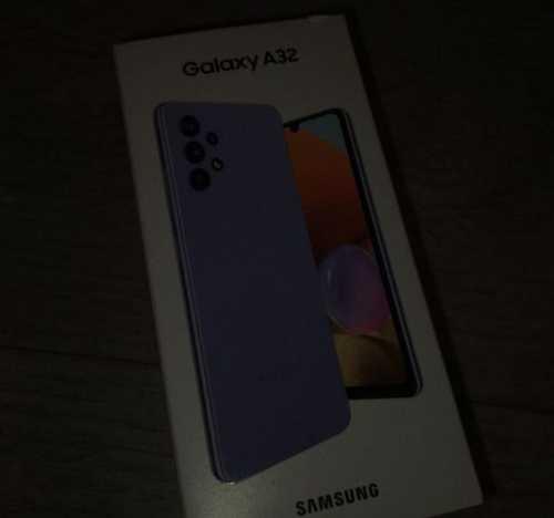 Коробка от Samsung a32