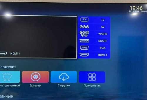 Телевизор smart 4k PolarLine 55 дюймов