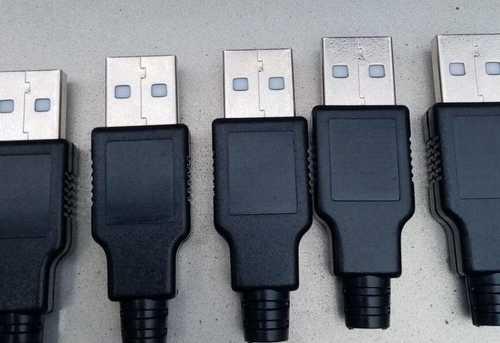 USB (А) USB 2.0 штекер под пайку