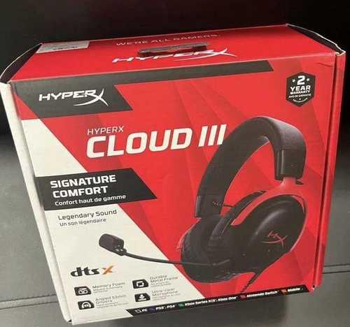 Игровые наушники hyperx cloud 3